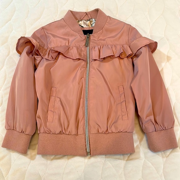 Limited Too | Jackets & Coats | Limited Too Girls Nude Bomber Jacket ...